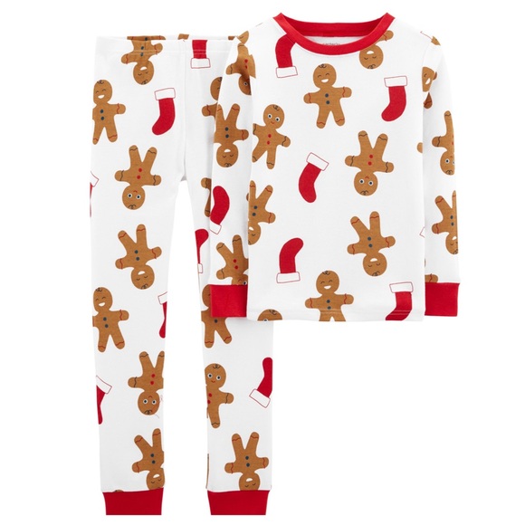 Carter's | Pajamas | Carters Kids Christmas Gingerbread Cookie Children ...